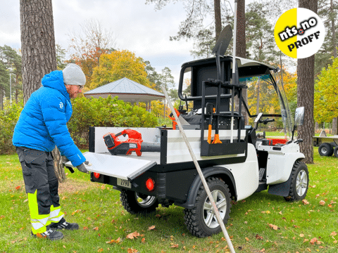 Paxter Utility el-kjøretøy til bymiljø, park, anlegg og gårdsdrift