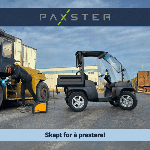 Paxter Utility el-kjøretøy til bymiljø, park, anlegg og gårdsdrift