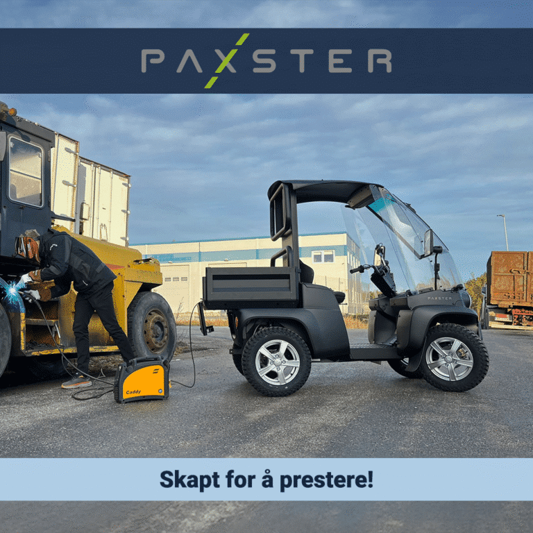 Paxter Utility el-kjøretøy til bymiljø, park, anlegg og gårdsdrift
